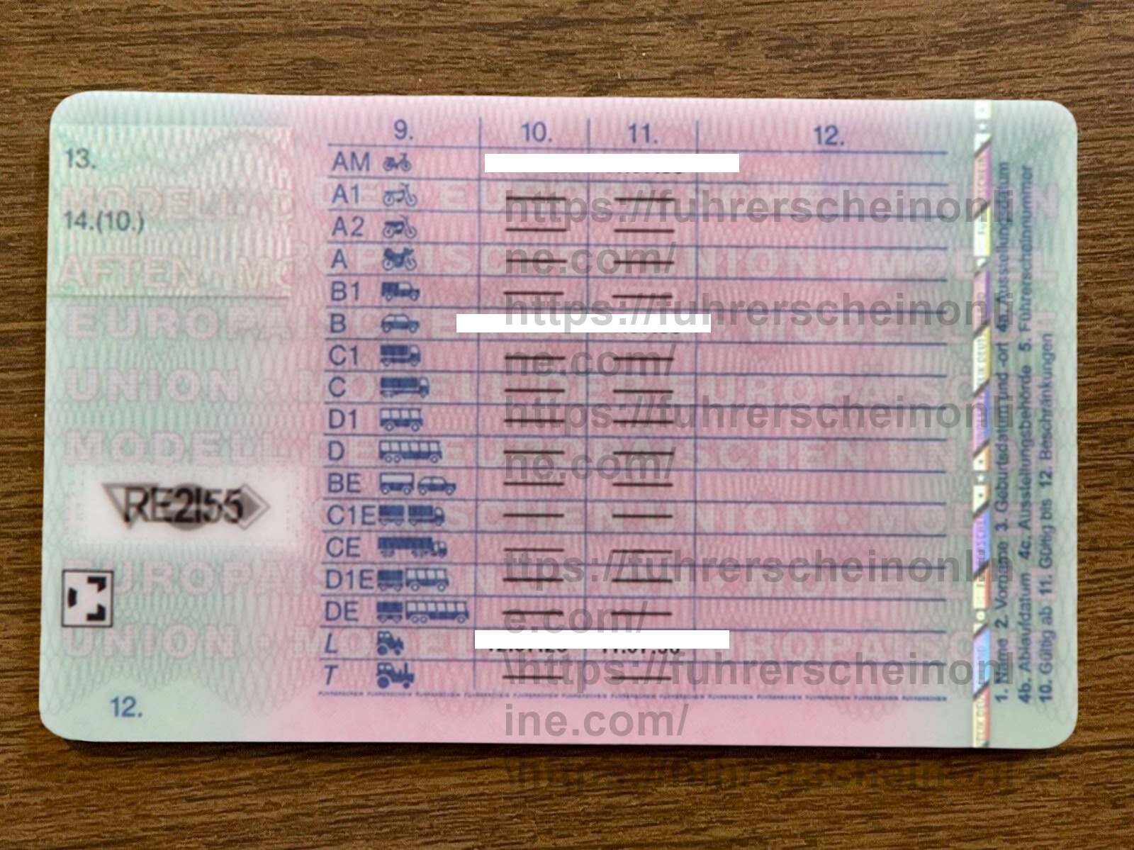 Fake German Driving License | Fuhrerschein Online