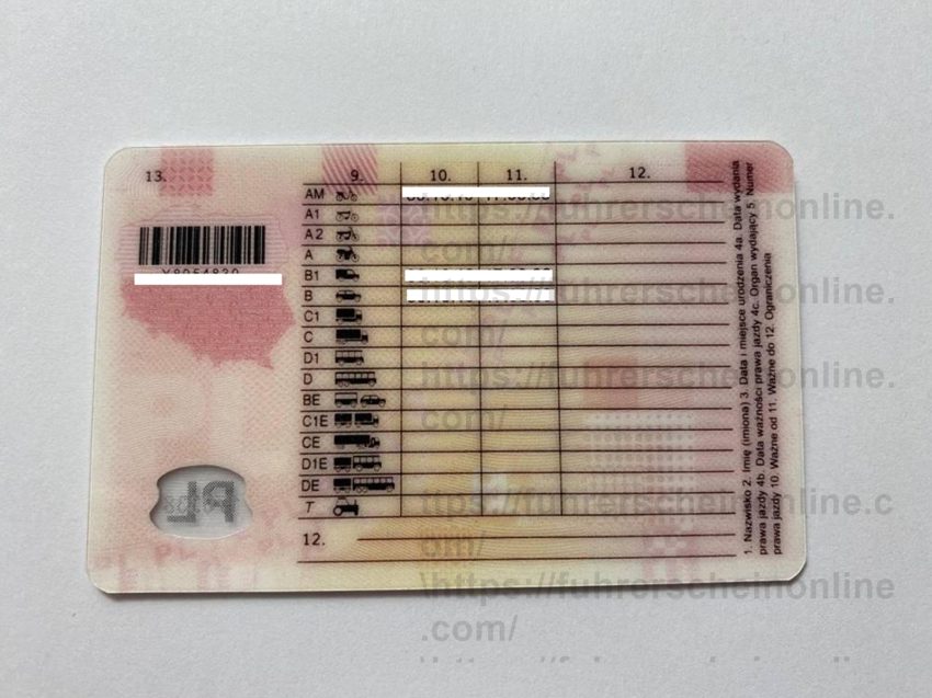 Fake Driver License Poland - Buy Fake Driving License Polish